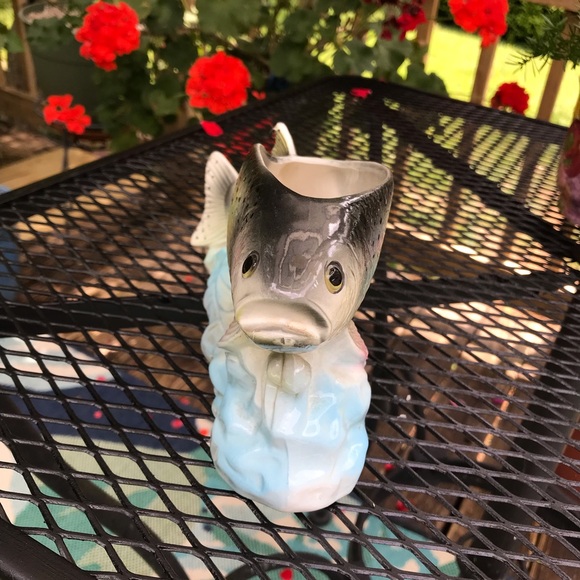 Vintage | Accents | Vintage Japan Rubens Ceramic Rainbow Trout Fish ...